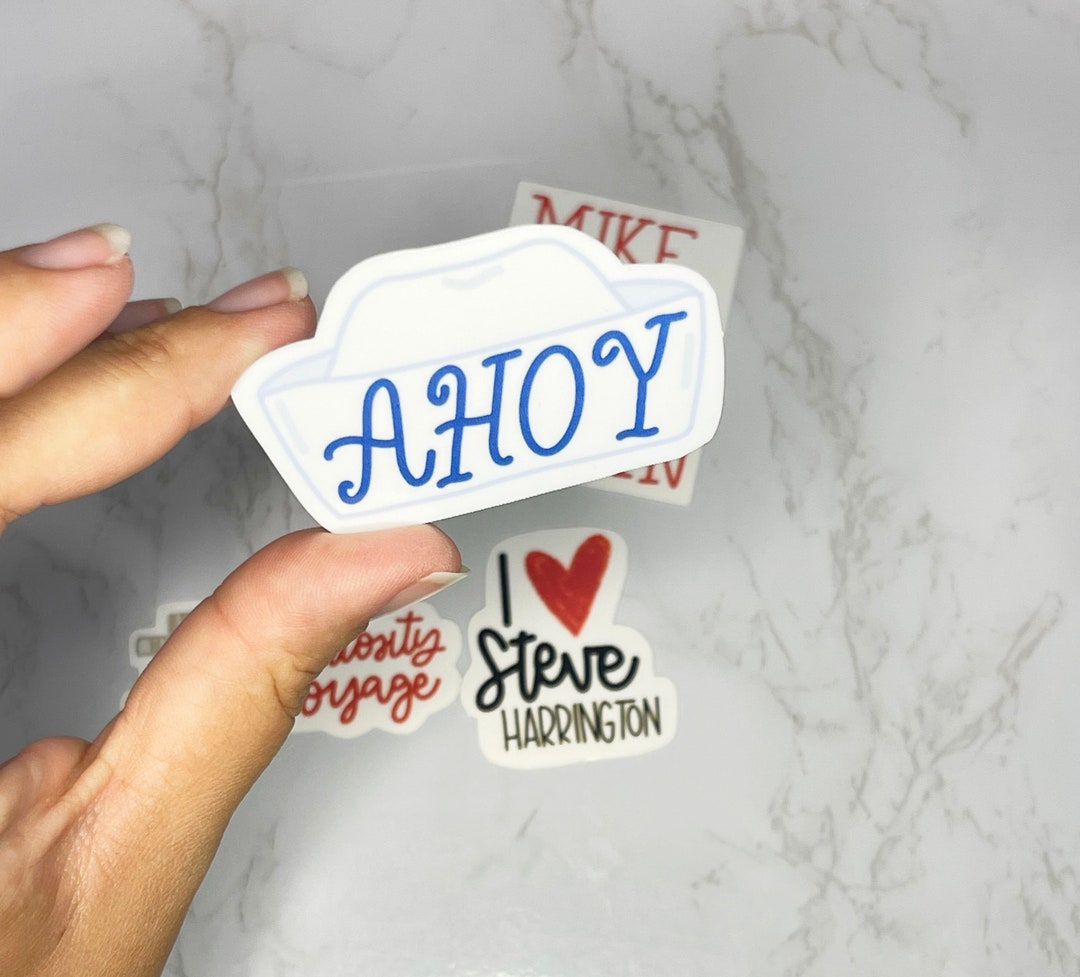 Scoops Ahoy Sticker, Stranger Things TV Show Stickers, Gift - Etsy