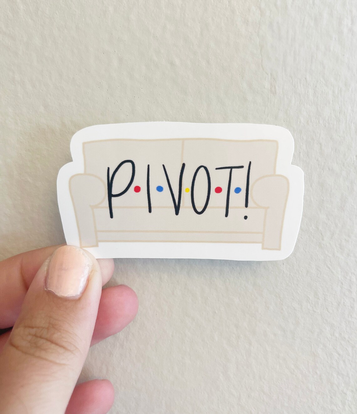 Friends TV Show Sticker Pack of 8 | Etsy