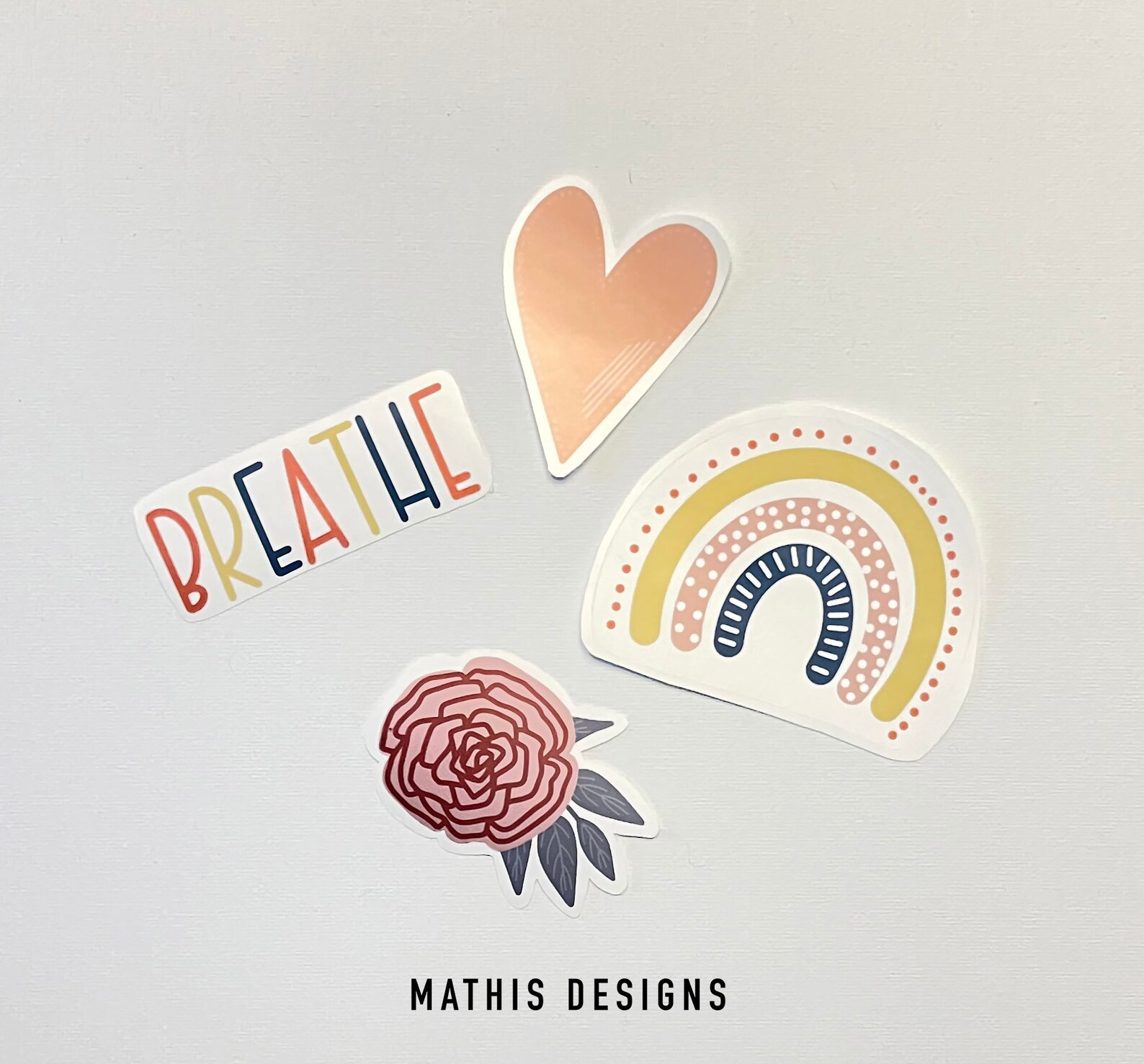 Boho Sticker Set 4 Pack - Etsy