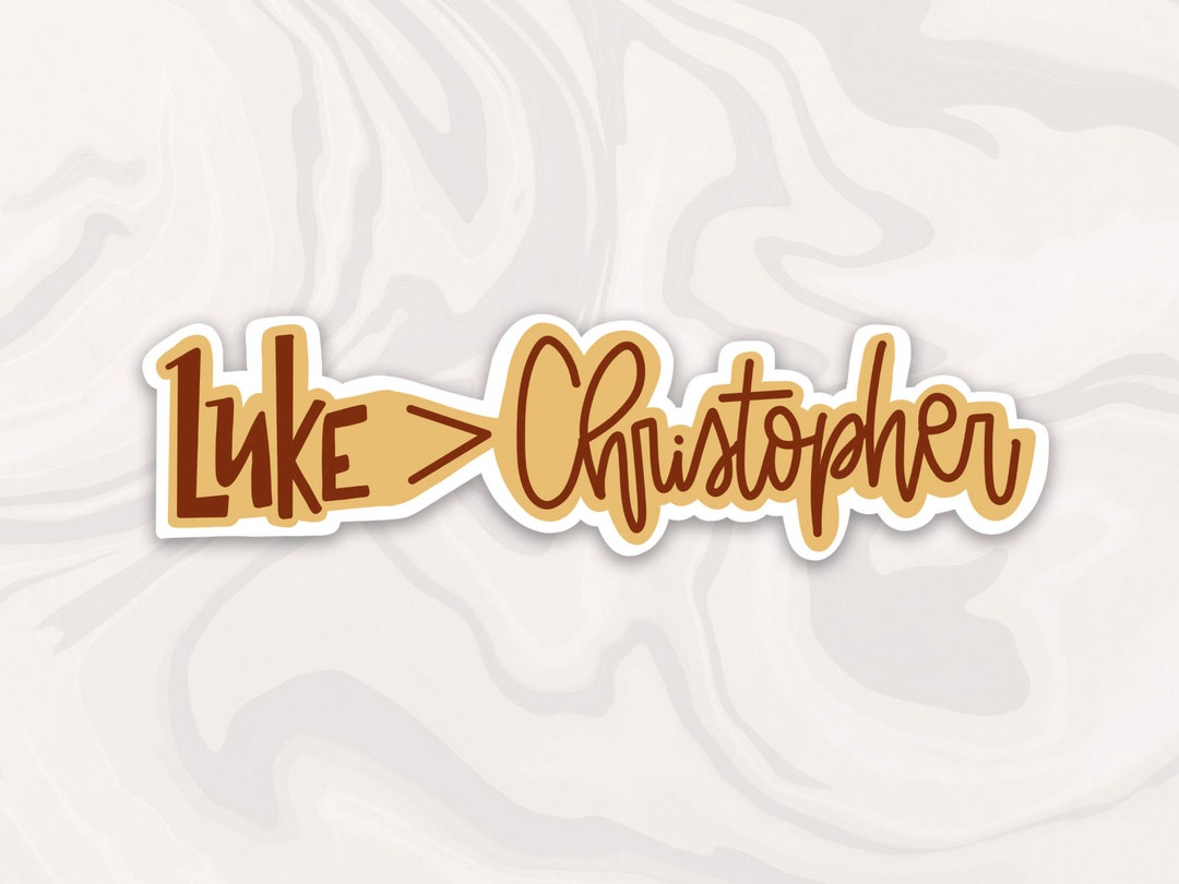 Luke is Greater Than Christopher Sticker - Gilmore Girls Waterproof ...