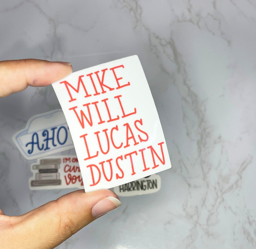 Stranger Role Call Sticker, Stranger Things TV Show Stickers, Gift - Etsy