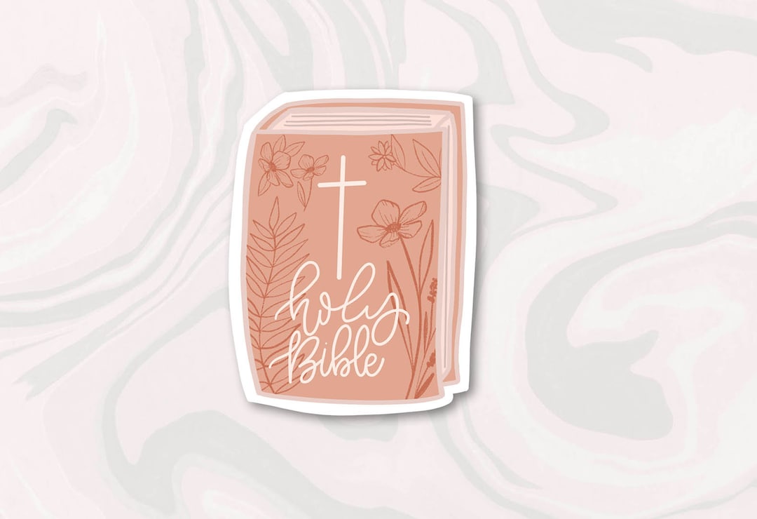 Holy Bible Sticker, Christian Sticker, Bible Gift, Gift for Her - Etsy