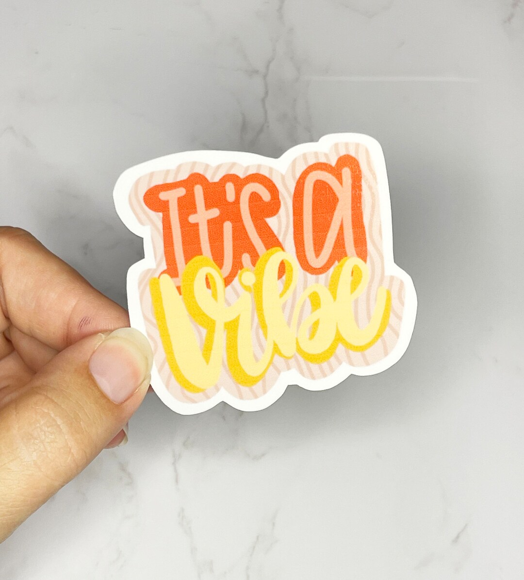 It's a Vibe Sticker Vibe Decal Water Bottle Sticker - Etsy