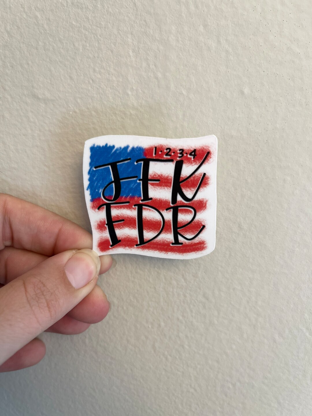 True American JFK FDR Sticker, Gift - Etsy