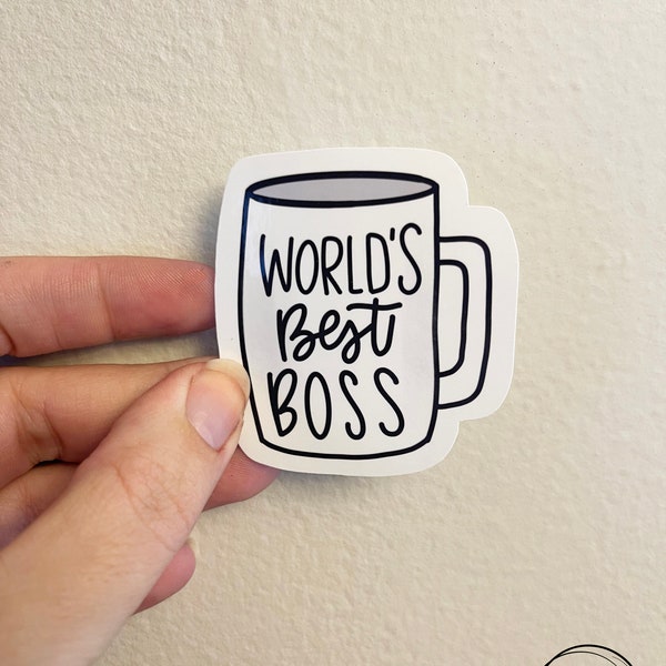 Best Boss Sticker - Etsy