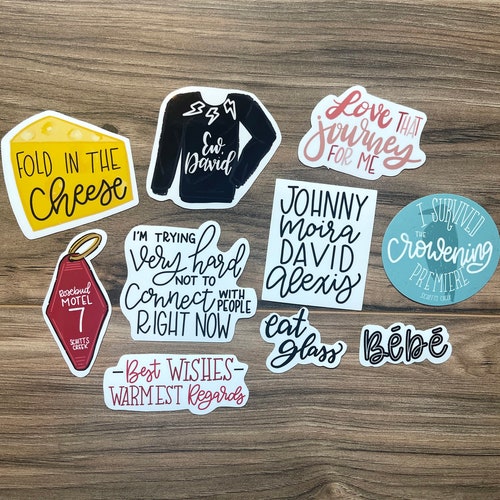 Schitts Sticker Pack David Rose Stickers - Etsy