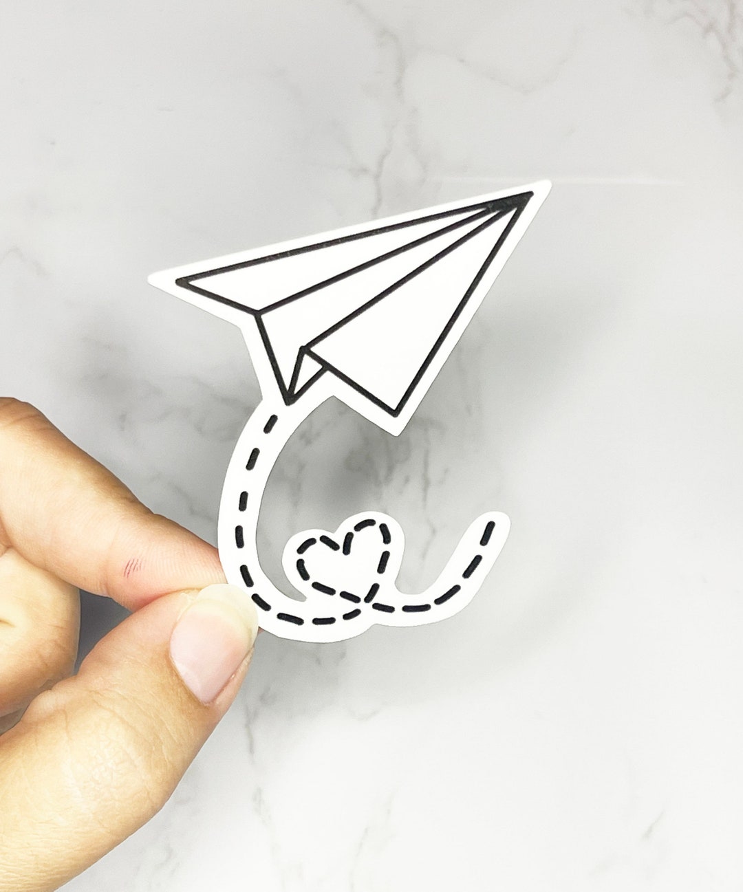 Paper Airplane Sticker, Gift - Etsy