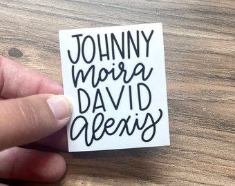 Schitts Creek Water Resistant Vinyl Sticker Johnny Rose - Etsy