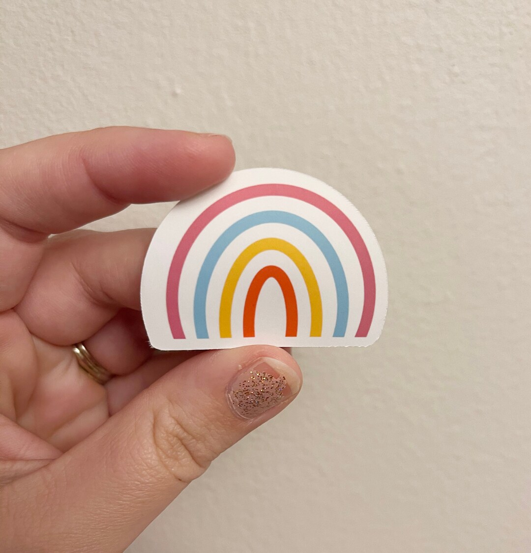 Rainbow Sticker Decal - Etsy