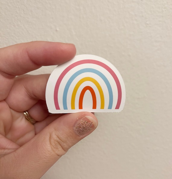 Rainbow Sticker Decal | Etsy