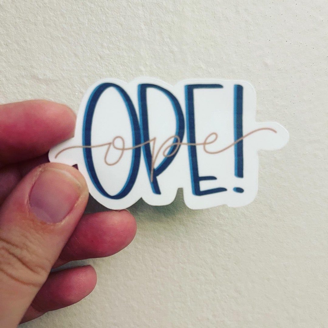 Ope Sticker, Midwest Sticker, Midwestern Sticker, Iowa Sticker, Iowa ...