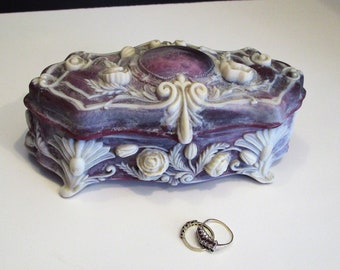 Incolay Jewelry Box | Etsy