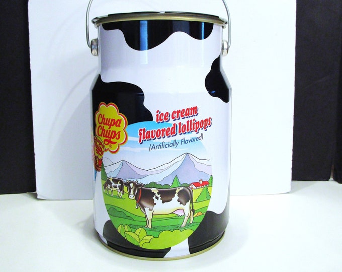 Vintage Cow Tin Chupa Chups, Chupa Chups Cow Tin Made in Spain, Cow Tin ...