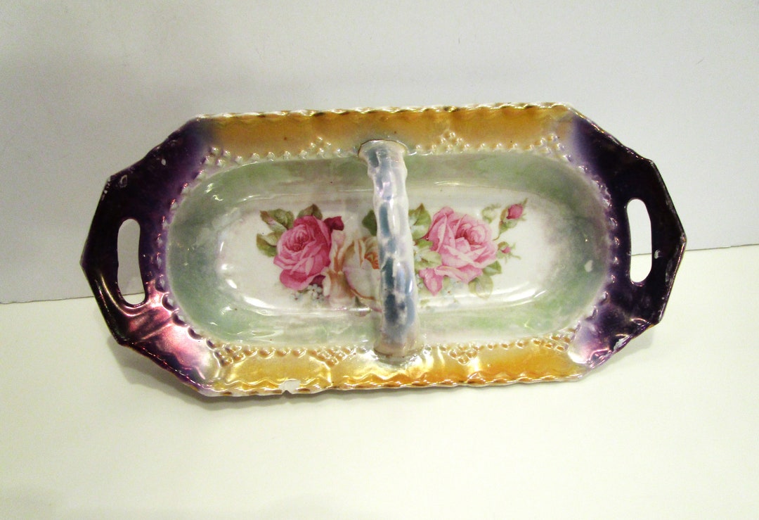 Lustreware Trinket Dish 1920s Iridescent Lusterware Candy - Etsy