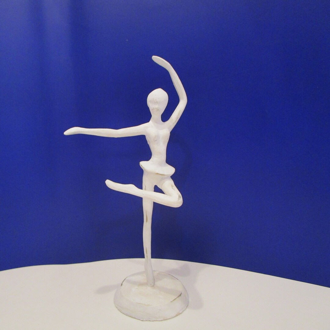 Ballerina Statue, Cast Iron BALLERINA Figurine, Ballerina Dancer ...