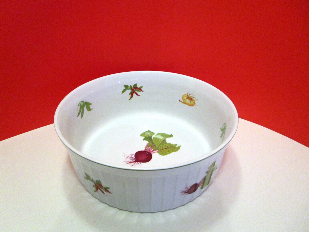 Andrea Large Casserole Bowl, Casserole Dish Vegetable Garden Andrea by ...