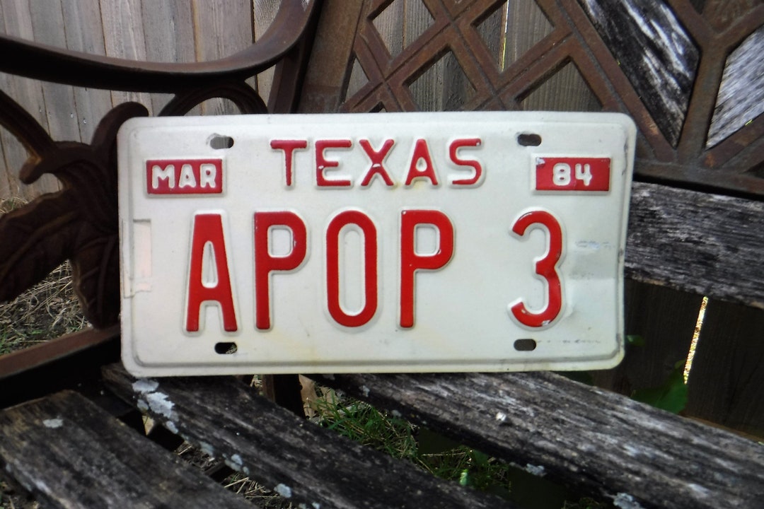 Texas License Plate A POP, Wall Decor Lone Star State Decor, Gift for ...