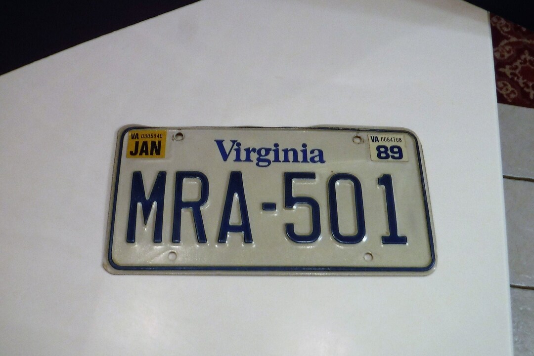 Virginia License Plate Virginia Wall License Plate Decor - Etsy Singapore