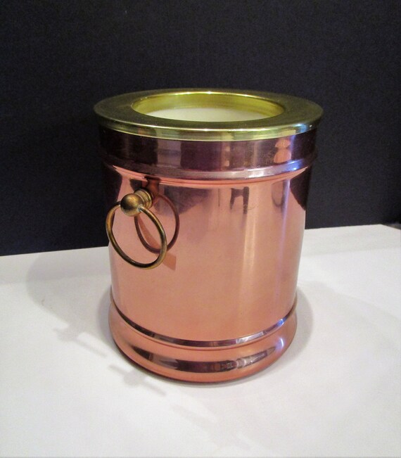 Kitchen & Dining Ice Buckets Beautiful Brass Copper Wine Bucket Cooler ...