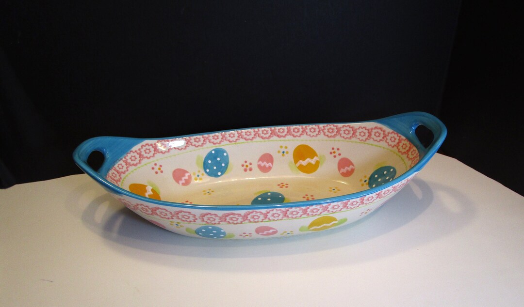 Temptations Large Bowl Old World Easter Egg Breadbasket, Temptations ...