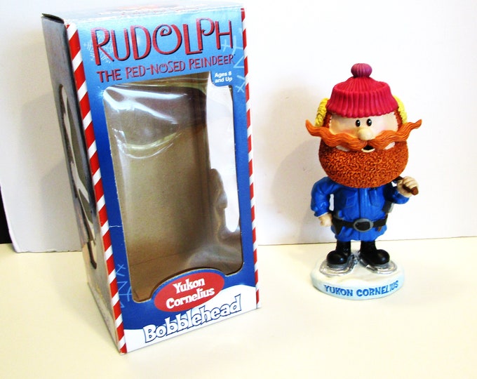Yukon Cornelius Bobblehead, 2002 Rudolph the Red Nosed Reindeer Yukon ...