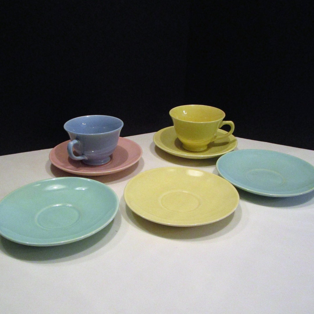LU-RAY PASTEL Cup and Saucer Sets, Vintage Assorted T.S.&T Lu-ray ...