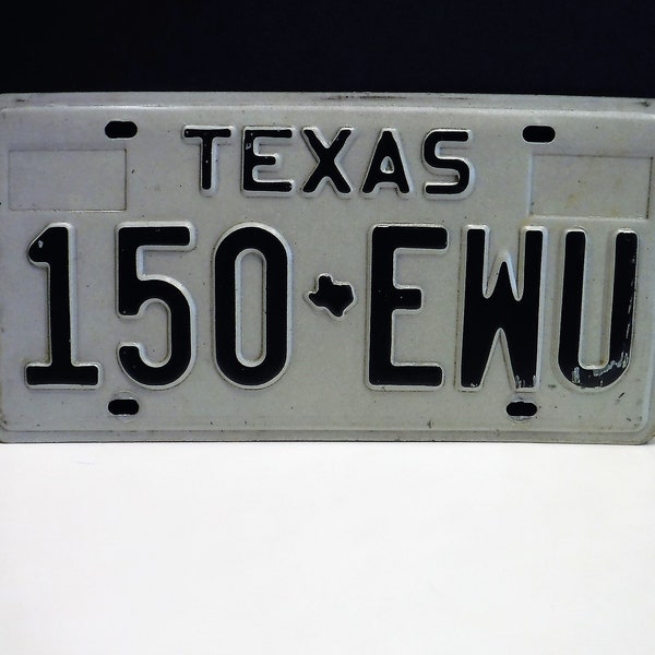 Texas License Plate Letters - Etsy