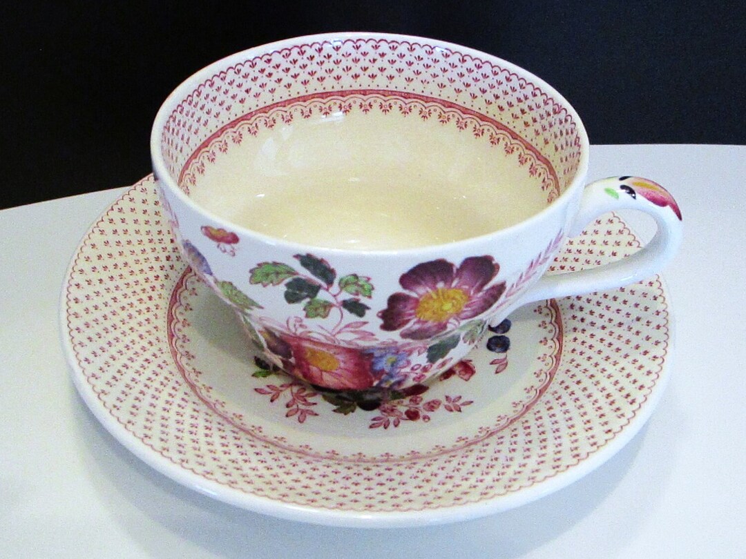 Masons Paynsley Pink Large Cup & Saucer, Mason's Paynsley Patt Pink 10 ...