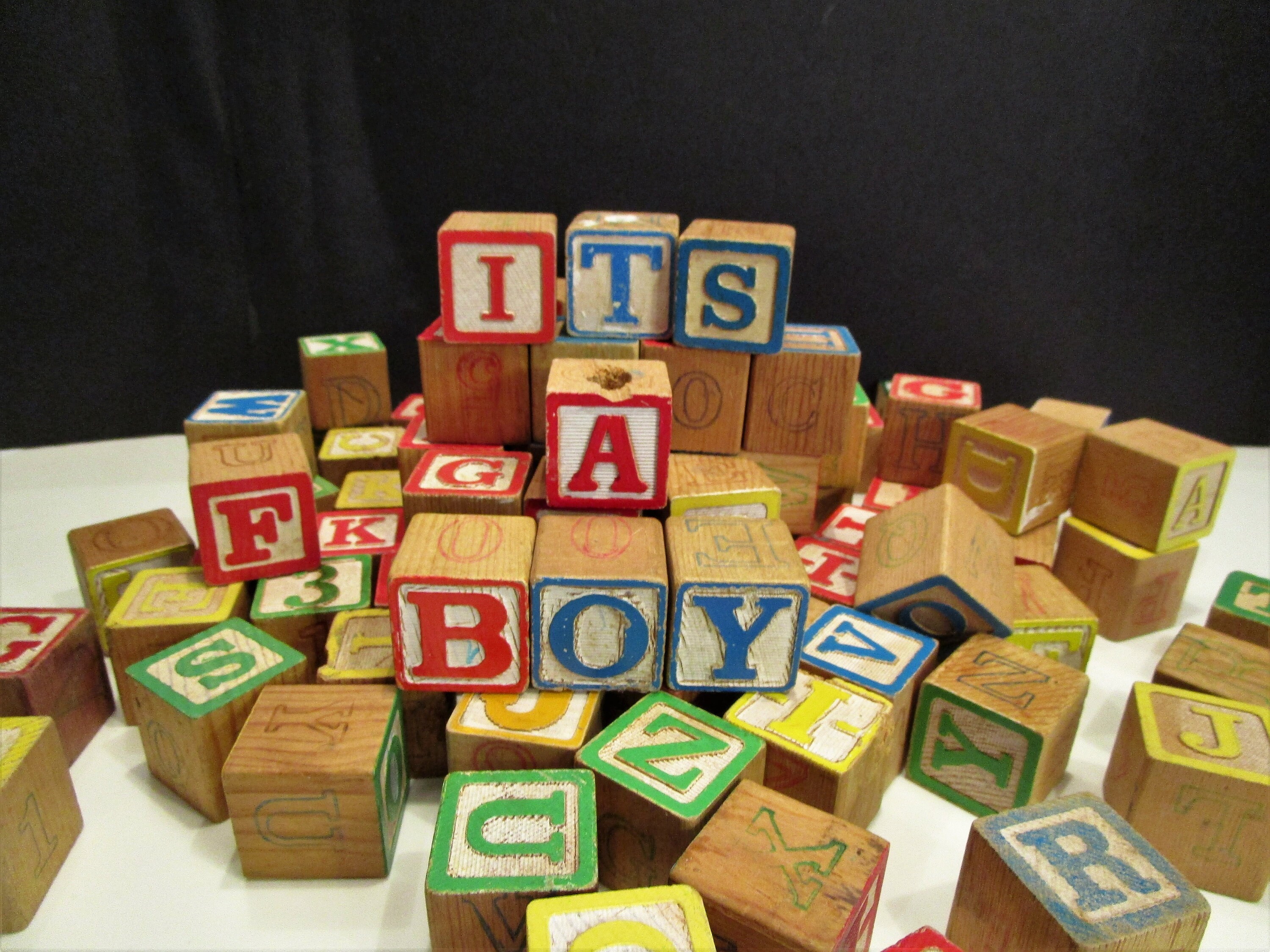 Classic Wooden Alphabet Blocks