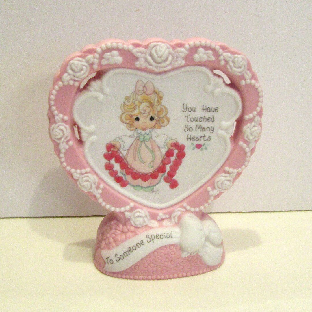 Vintage Precious Moments to Someone Special Standing Heart Pink 1995 ...