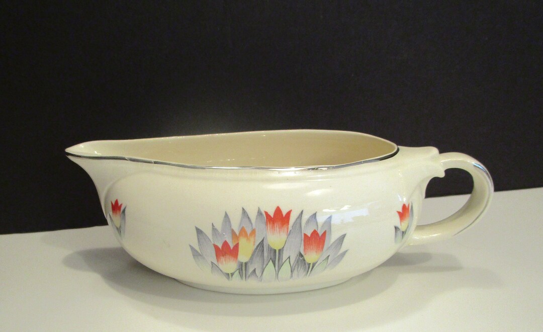 Taylor Smith Taylor Art Deco Tulip China 2372 Creamer, Taylor Smith ...
