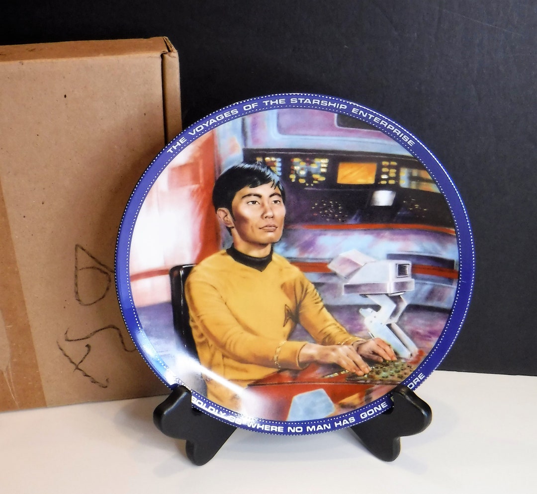 Star Trek SULU Collector Plate: Hamilton Collection Limited Edition - Etsy