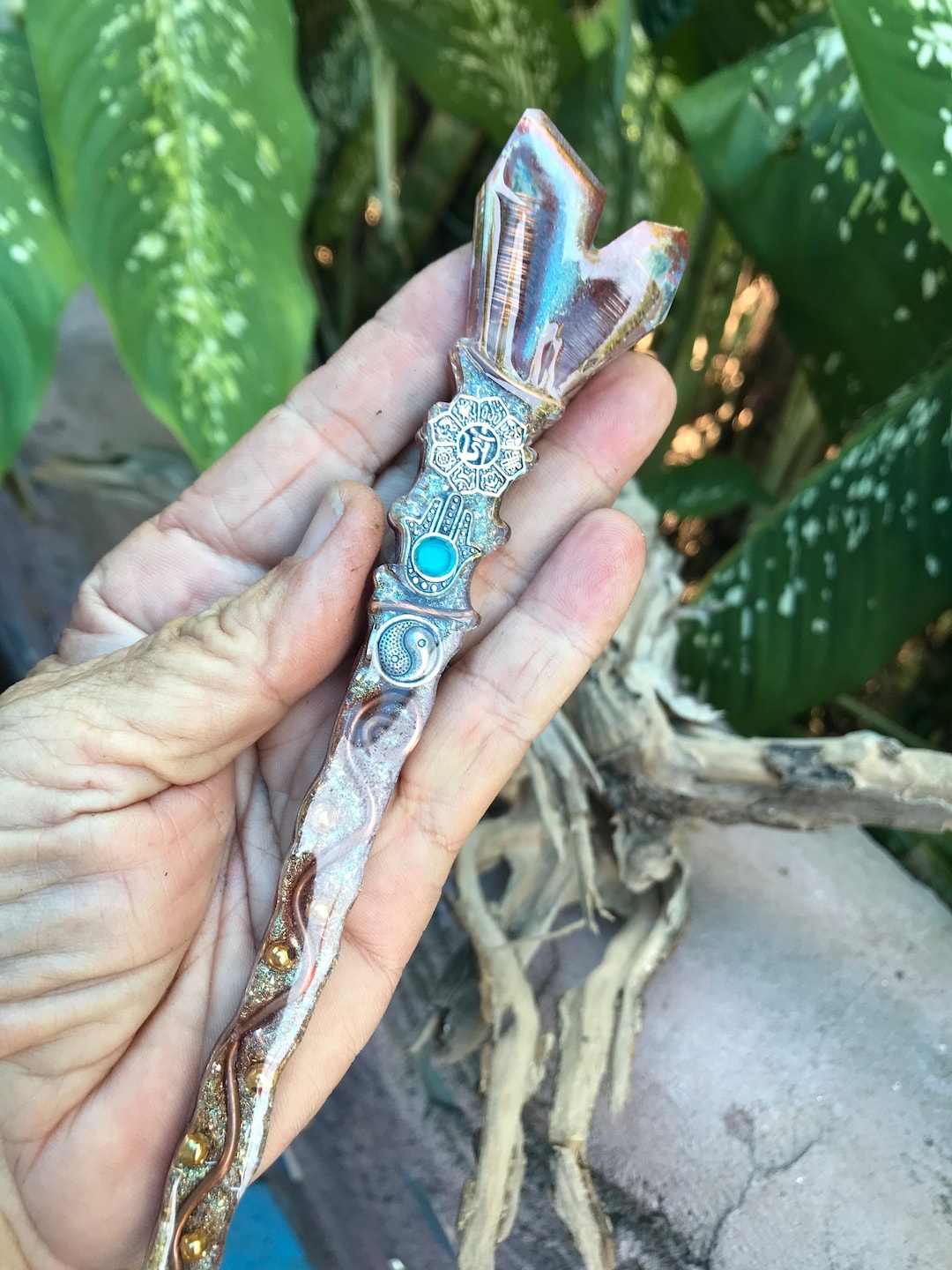 EMF Witches Wand, Magical Wand for Spells and Reiki With Healing Wand ...