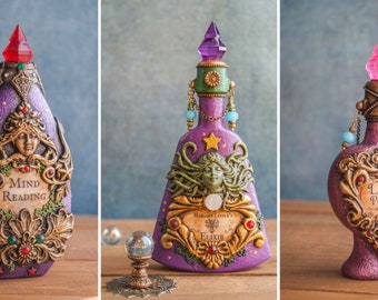 Love Potion, Halloween Potion, Cosplay Prop, Altered Bottle, Witchy ...