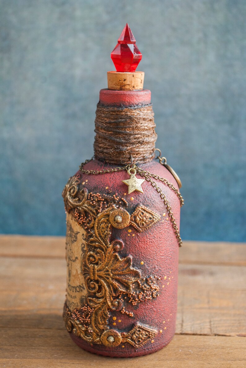 Love Potion Halloween Potion Cosplay Prop Altered Bottle - Etsy