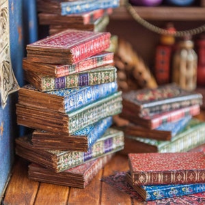 Book Nook Library Diorama Bookshelf Insert Dark Academia Booknook ...