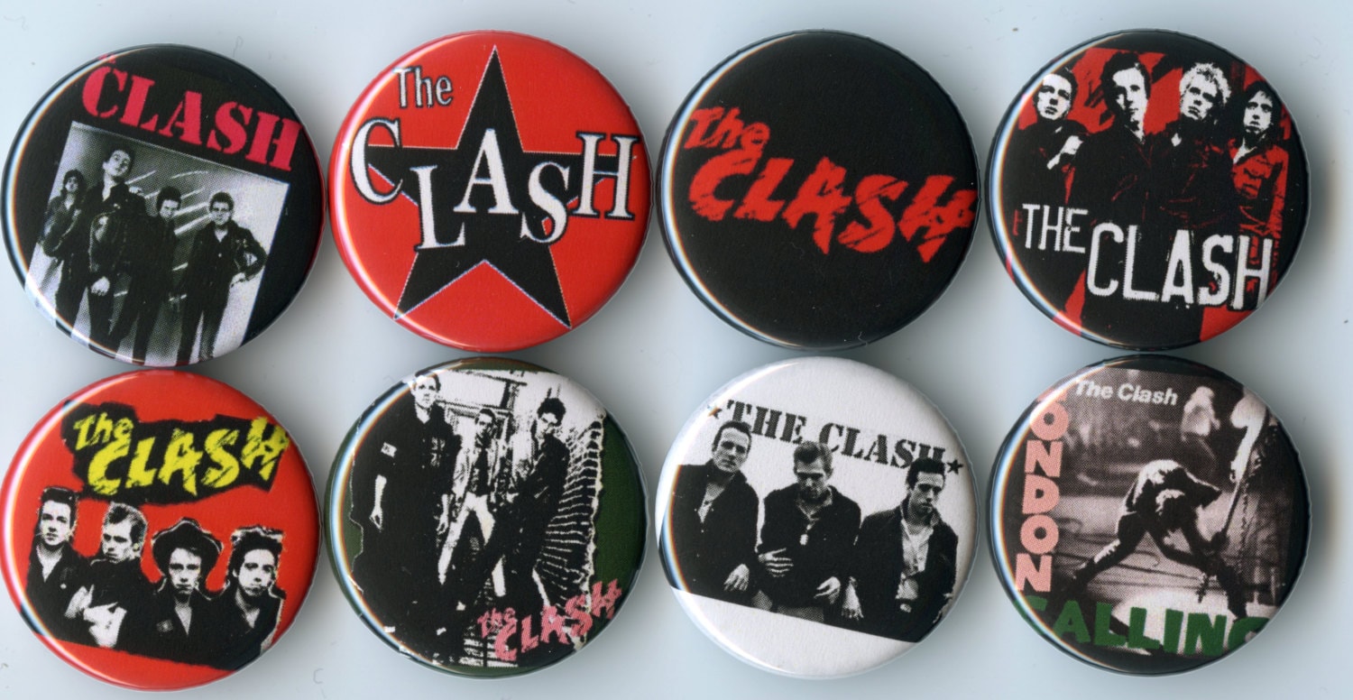 The Clash Button Pack - Etsy