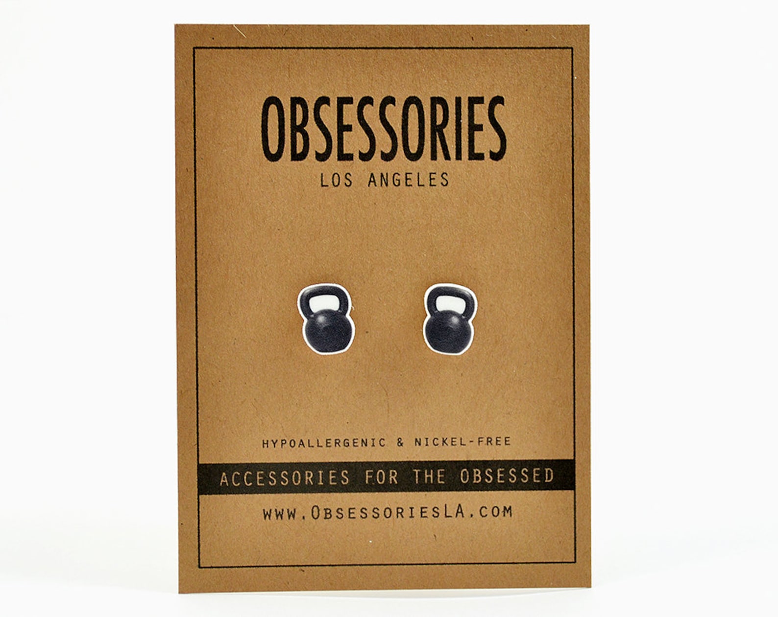 Kettlebell Jewelry Kettle Bell Stud Earring Weight Lifting | Etsy