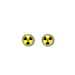 Radioactive Stud Earrings Jewelry Gift Nuclear Radiation Toxic Warning ...