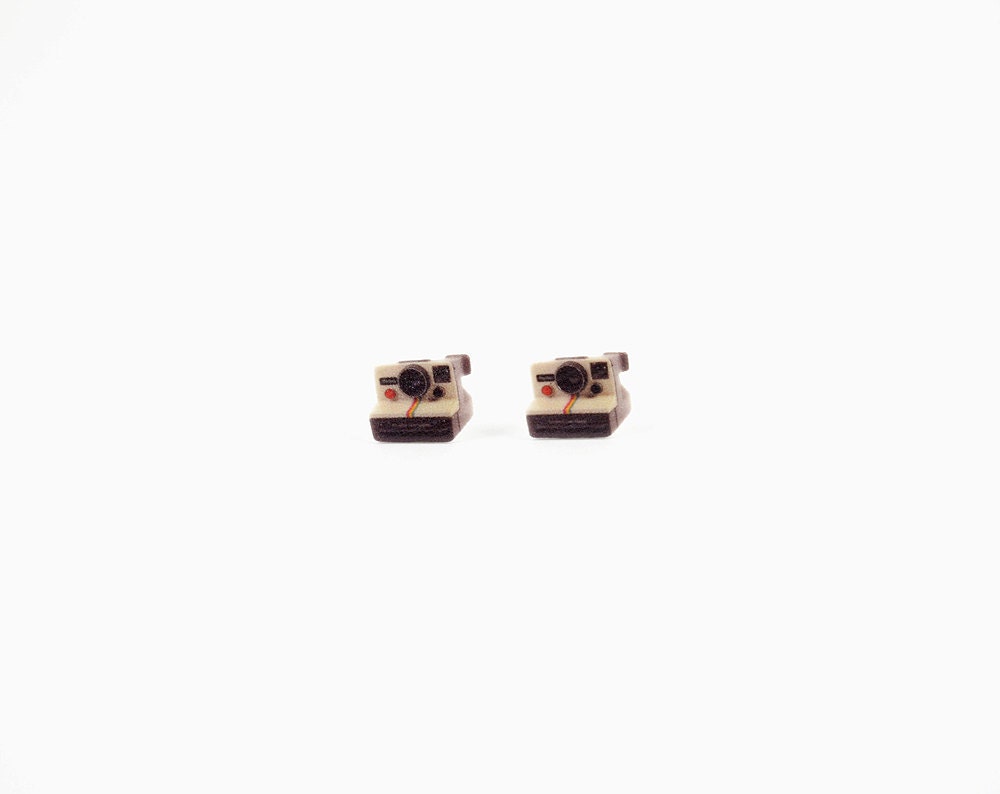 Camera Earrings Stud Earrings Camera Jewelry Camera - Etsy