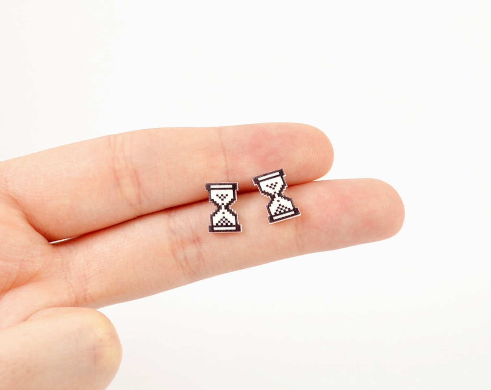 Hourglass Cursor PC Computer Earrings Stud Earring Post Computer ...