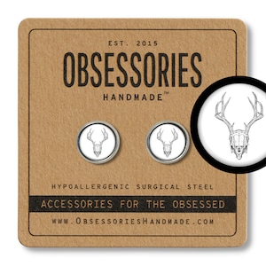 Jackalope Jackrabbit Jack Rabbit Antelope Horns Deer Antler Earrings ...