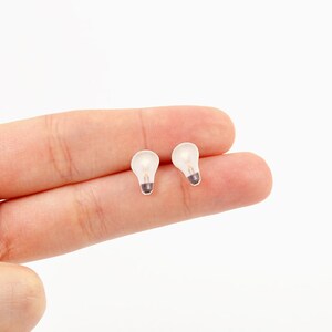 Light Bulb Earrings Stud Earrings Bulb Jewelry Accessories Lightbulb ...