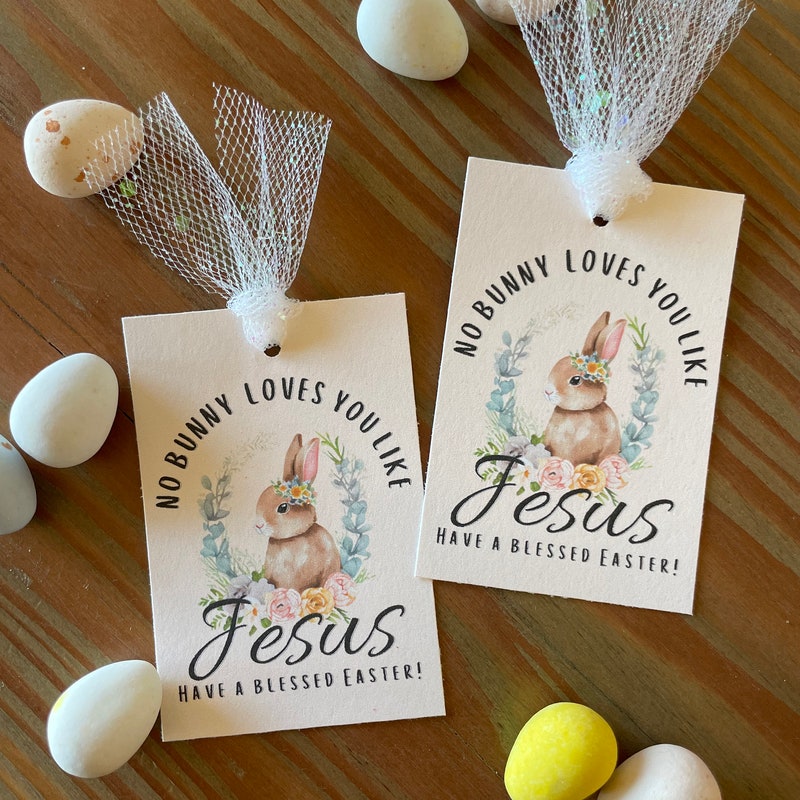 No Bunny Loves You Like Jesus - Etsy