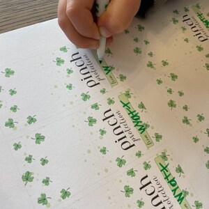 PRINTABLE St. Patricks Treat Tag, St. Pattys Gift Tag, Pinch Protection ...