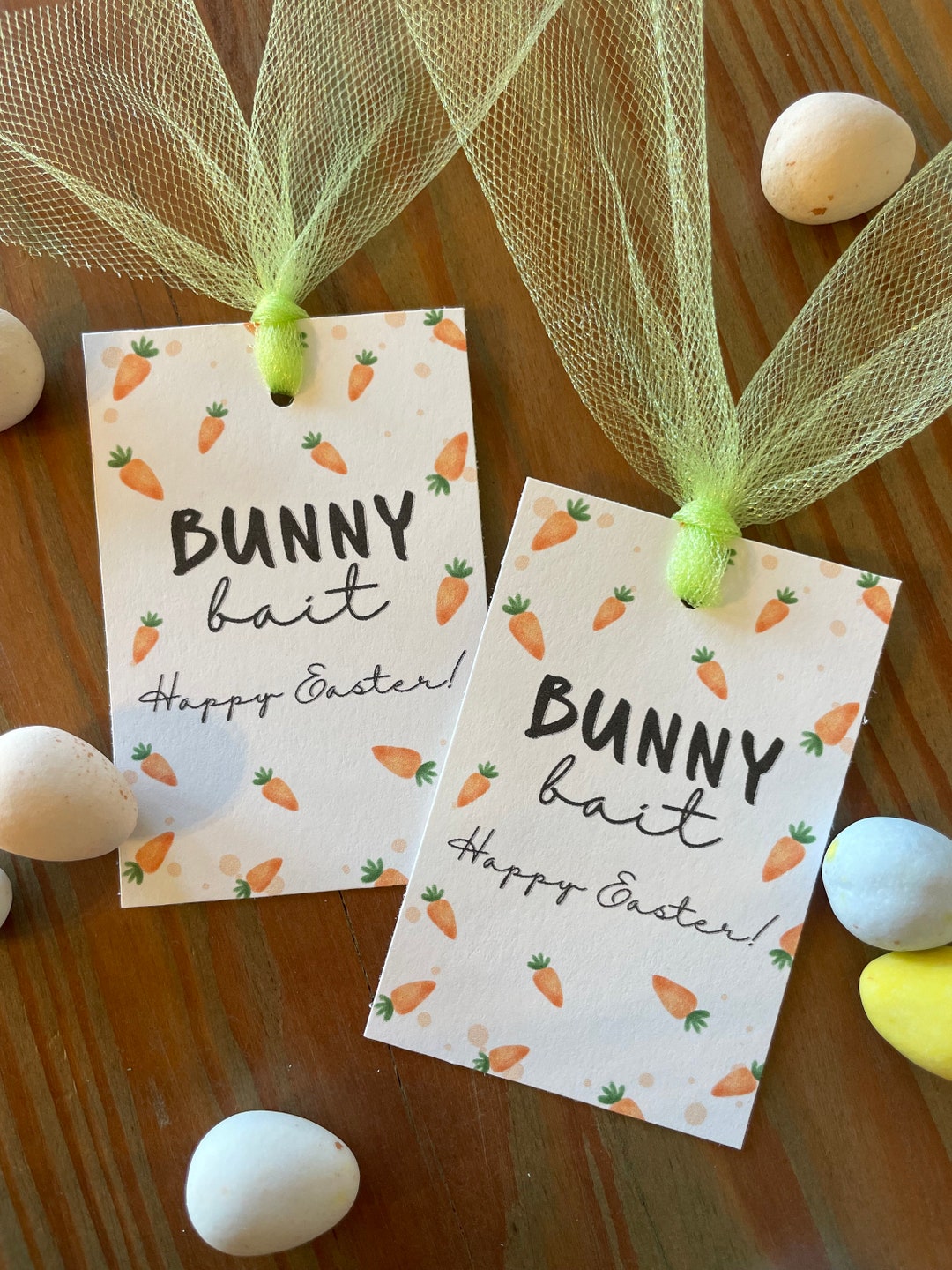 PRINTABLE Easter Treat Tag, Bunny Bait Treat Tag, Easter Gift Tag - Etsy