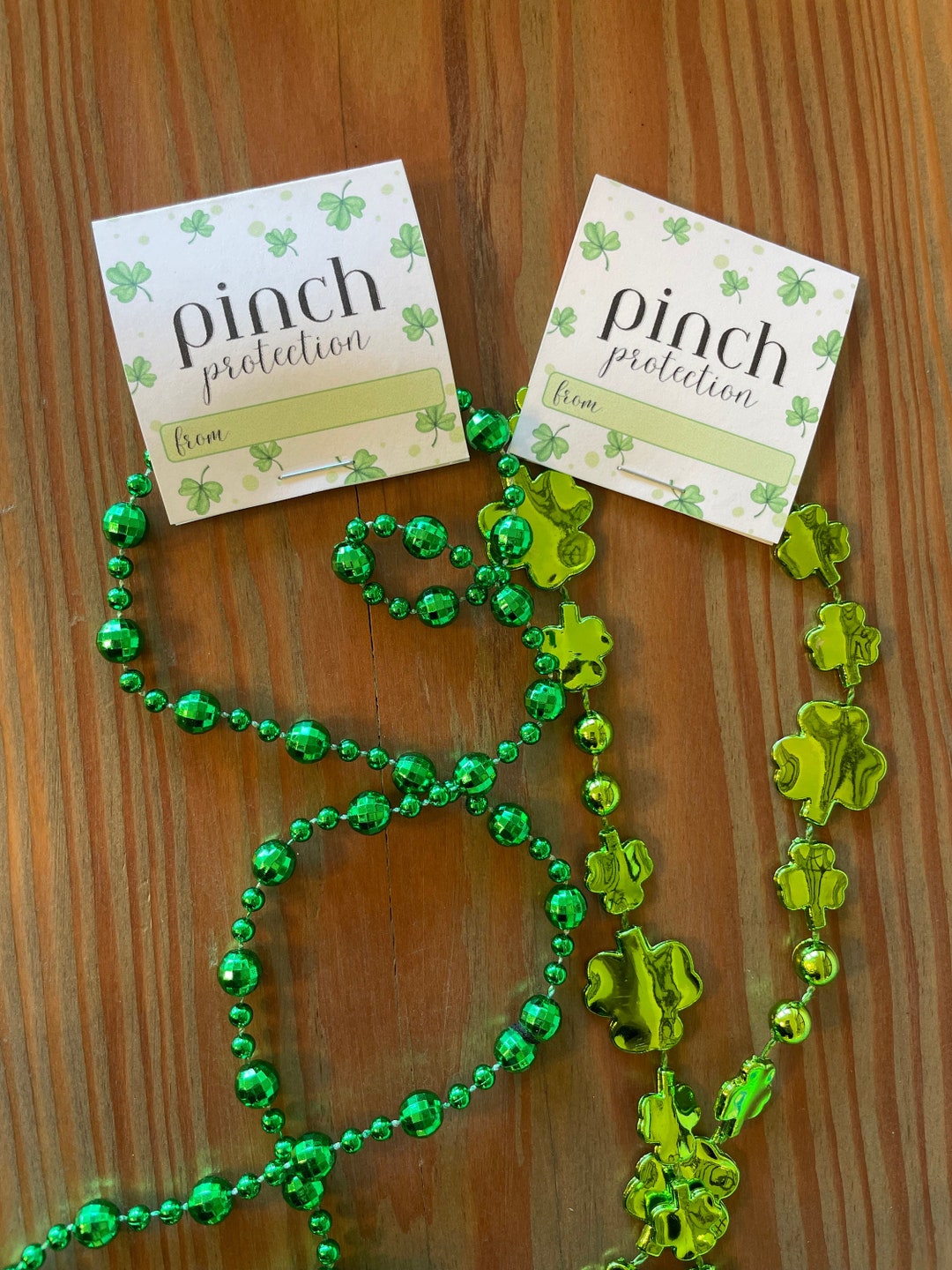 PRINTABLE St. Patricks Treat Tag, St. Pattys Gift Tag, Pinch Protection ...