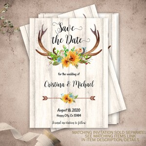 Editable Template Rustic Save the Date Invitation Printable - Etsy
