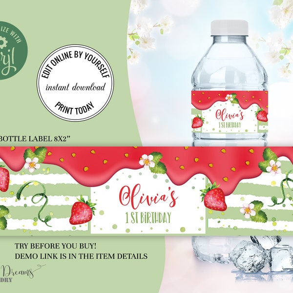 Birthday Party Label - Etsy