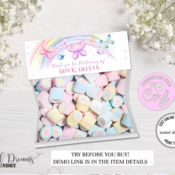 Candy Bag Toppers - Etsy